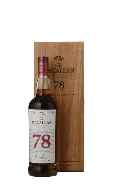 THE MACALLAN The Red Collection 78 Year Old Single Malt Scotch Whisky ...
