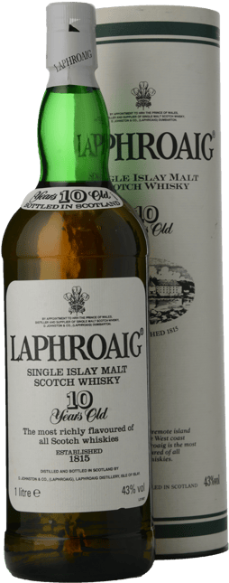 Laphroaig 10 Year Old Islay Single Malt Whisky 43 Abv Islay Nv
