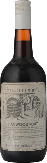 MCWILLIAM'S WINES Hanwood Tawny Port, Riverina NV | Langton's Fine Wines
