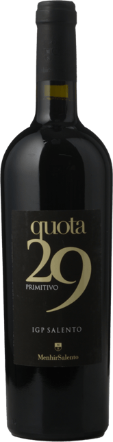 MENHIR SALENTO Quota 29 Primitivo Primitivo, Salento IGP 2013 | Langton ...