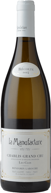 BENJAMIN LAROCHE LA MANUFACTURE Les Clos, Chablis AC 2014 | Langton's ...
