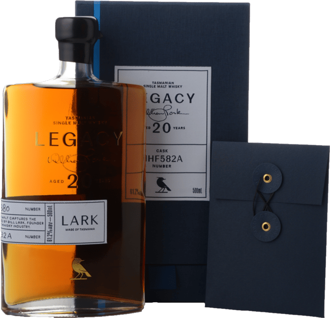 LARK DISTILLERY Legacy 20 Years Old Single Malt Whisky Cask HHF582A 61. ...