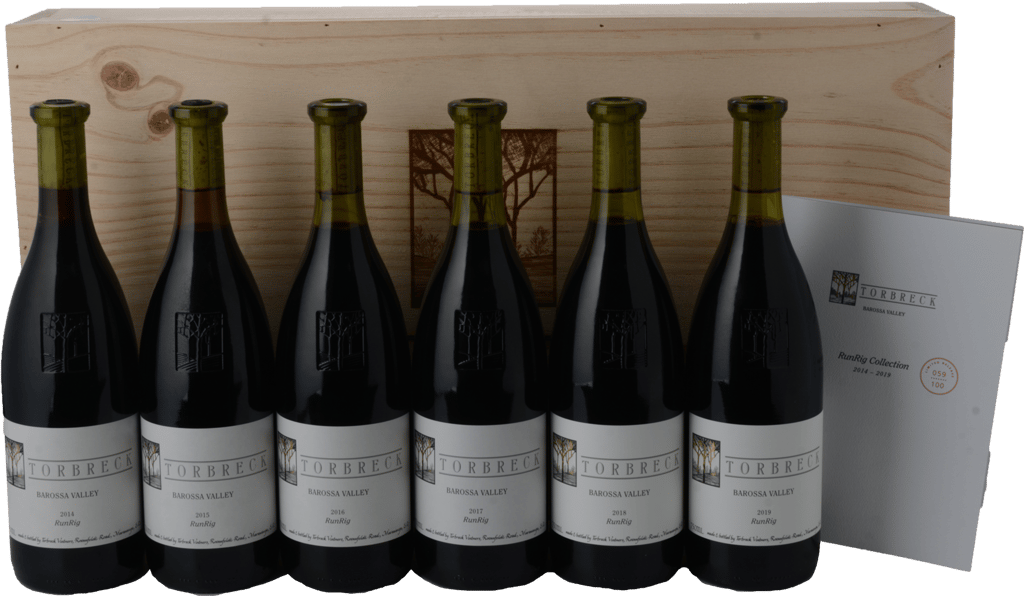TORBRECK RunRig Shiraz Vertical 6 Pack 2014-2019, Barossa Valley MV ...