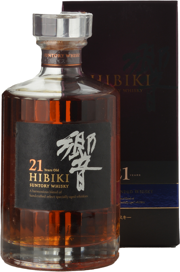 SUNTORY Hibiki 21 Year Old Japanese Whisky 43% ABV, Japan NV 700ml
