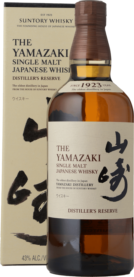 SUNTORY The Yamazaki Distiller's Reserve 43% ABV Single Malt Whisky, Japan NV 700ml